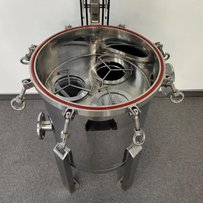 SS304 Horizontal Stainless Steel Filter Housing SWRO RO Plant Water ...