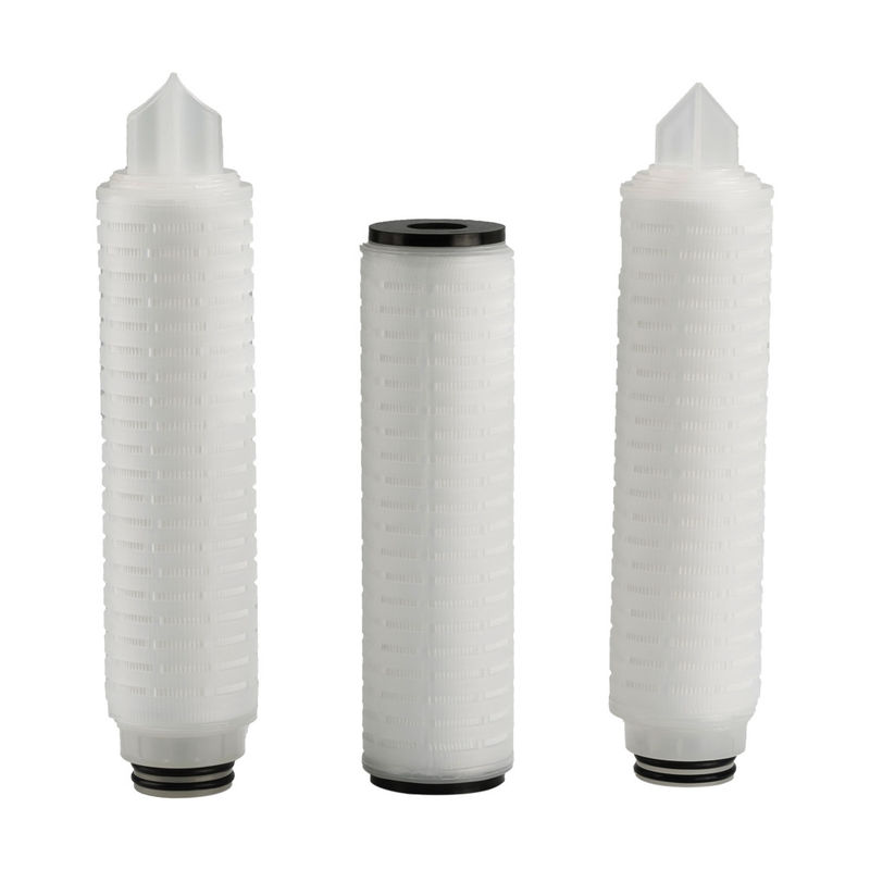 High Flow Rate Pleated Filter Cartridge for Flowing Hot Water ...