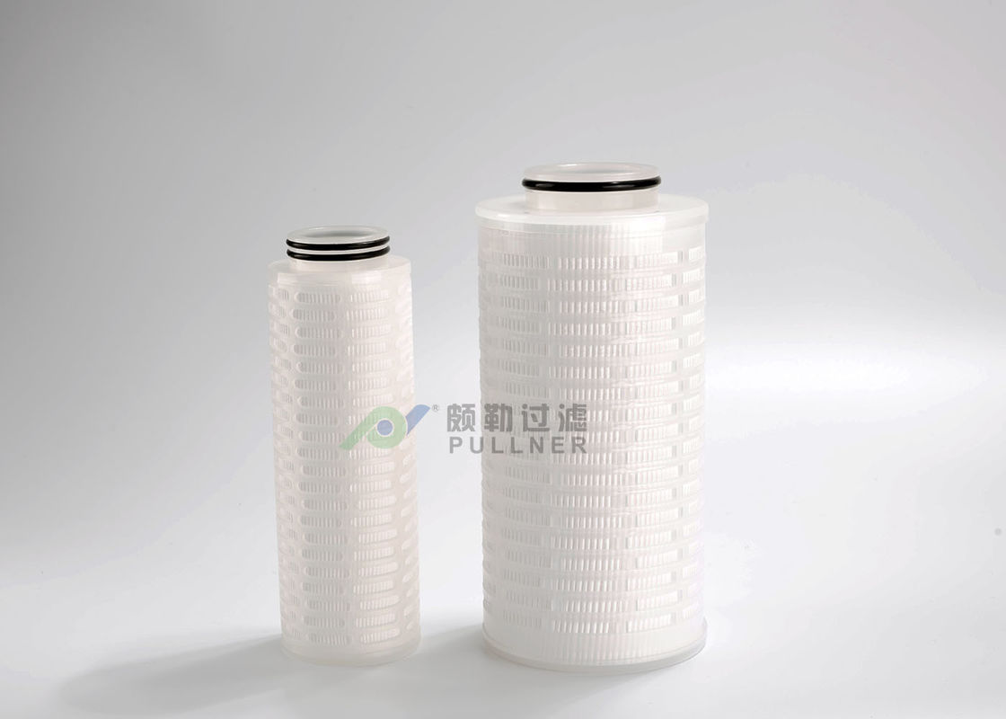0.22um 10" PVDF PES PTFE Microelectronics Filter Membrane Pleated Water ...