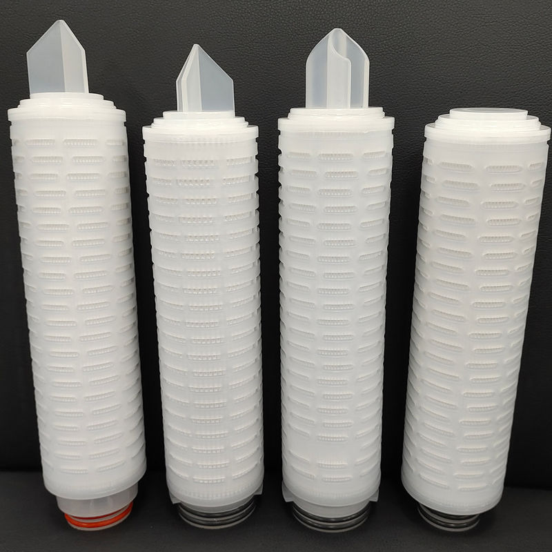 10 Inch Pleated Filter Cartridge 0.45 Micron 2.5 Inch Pp Pleated Filter ...